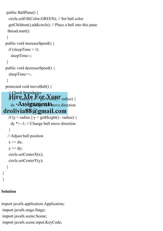 import javafx.application.Application; import javafx.stage.Stage;.pdf | Physics | Science