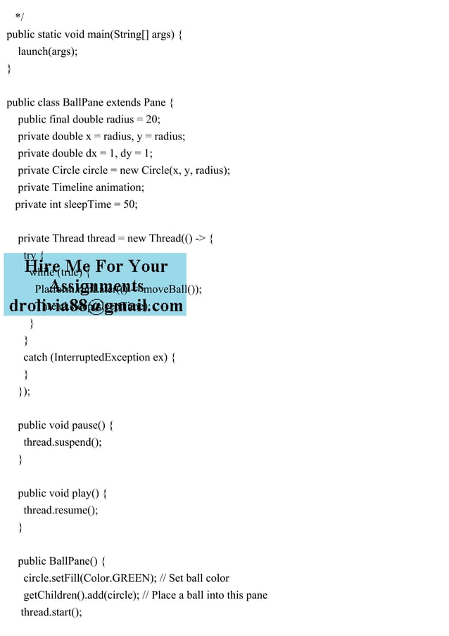 import javafx.application.Application; import javafx.stage.Stage;.pdf | Physics | Science