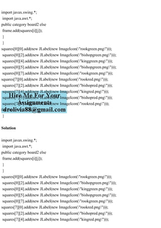 import javax.swing.; import java.awt.;public category board2 e.pdf ...