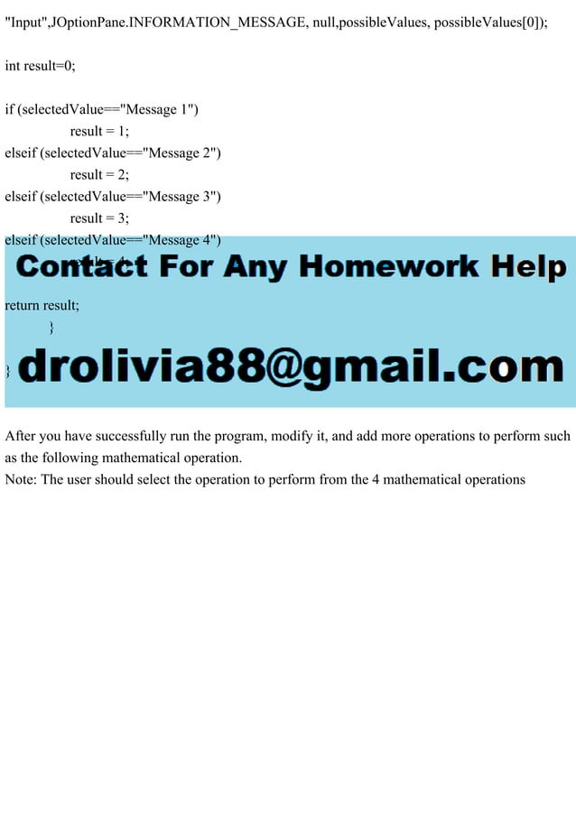import javax.swing.JOptionPane;publicclass GUI_DropDownList {.pdf