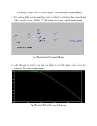 Import ltspice simulation results in matlab | PDF