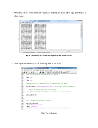 Import ltspice simulation results in matlab | PDF