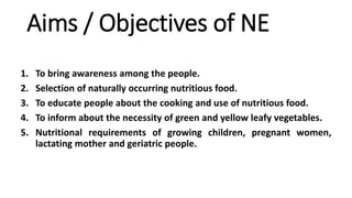 Importance of nutrition education | PPTX