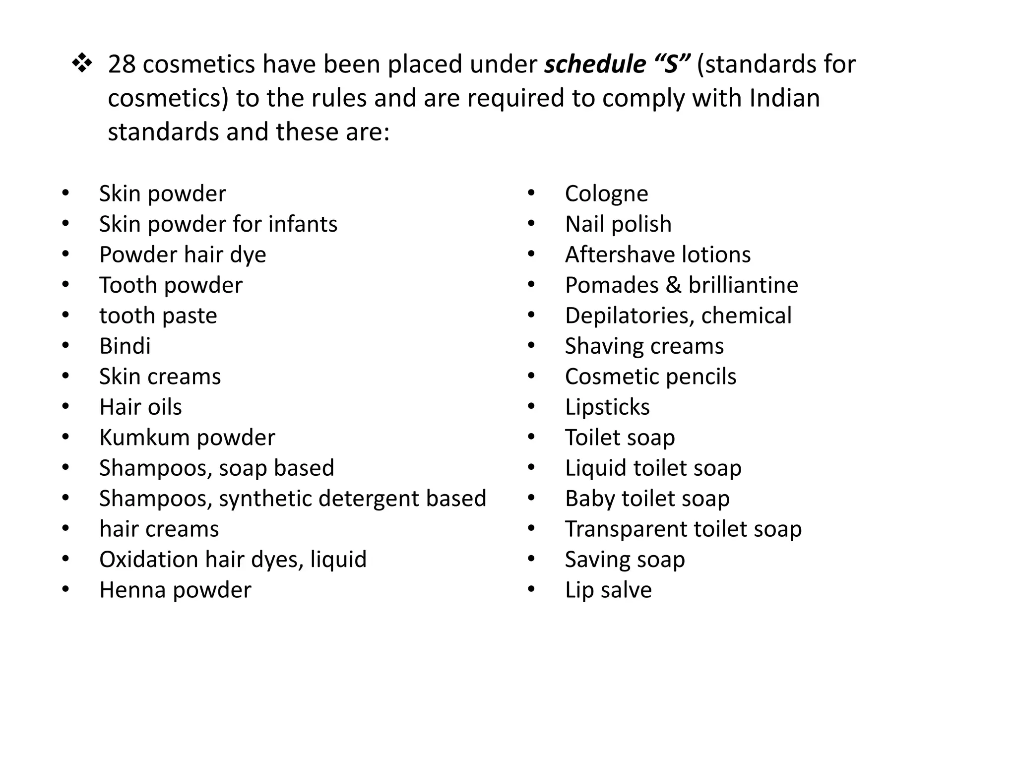 Import of cosmetics | PPTX