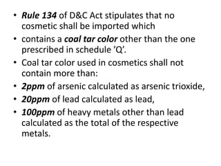 Import of cosmetics | PPTX