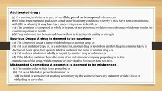 Import of drugs and cosmetic | PPTX