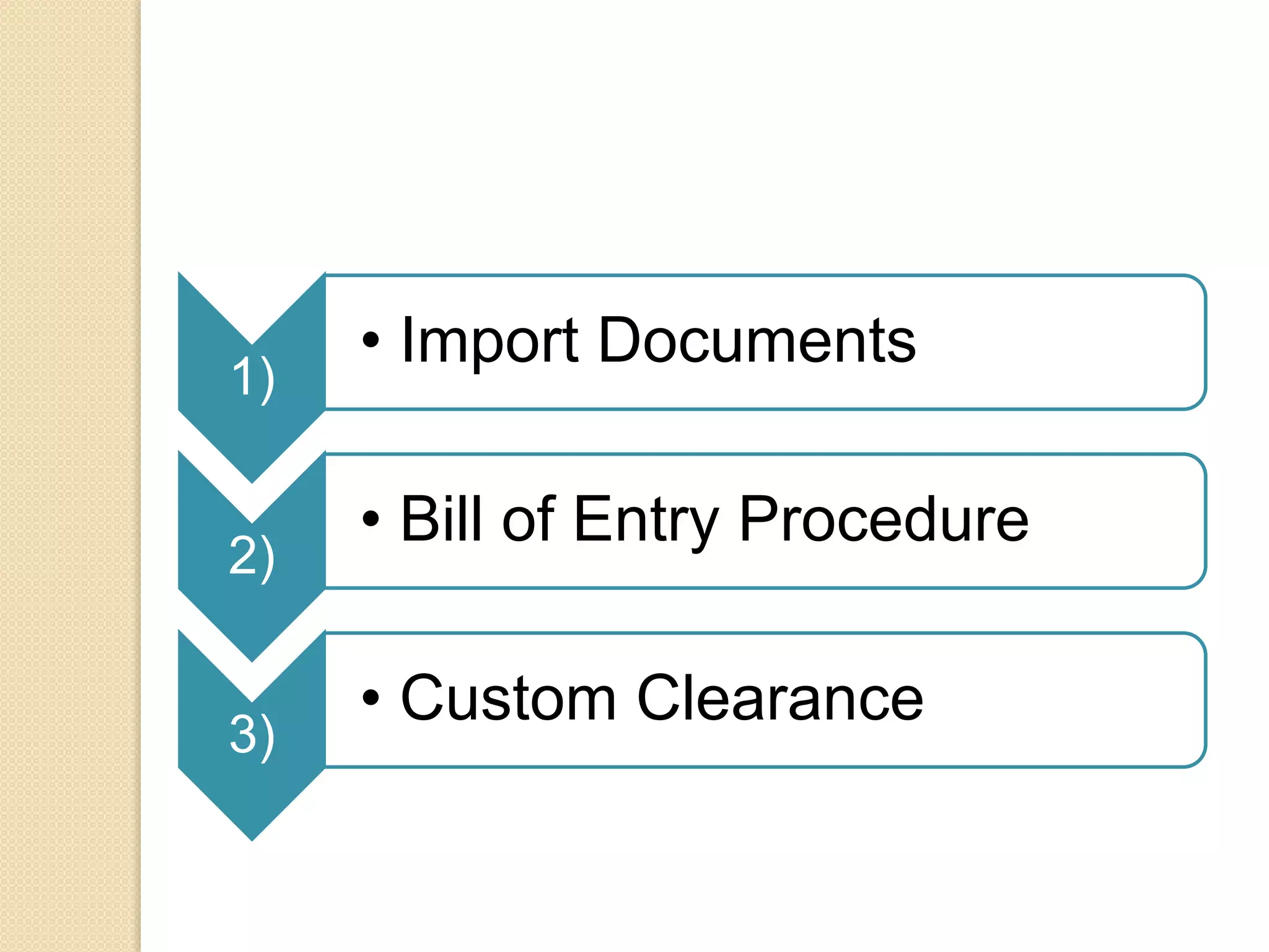 Import procedure | PPTX