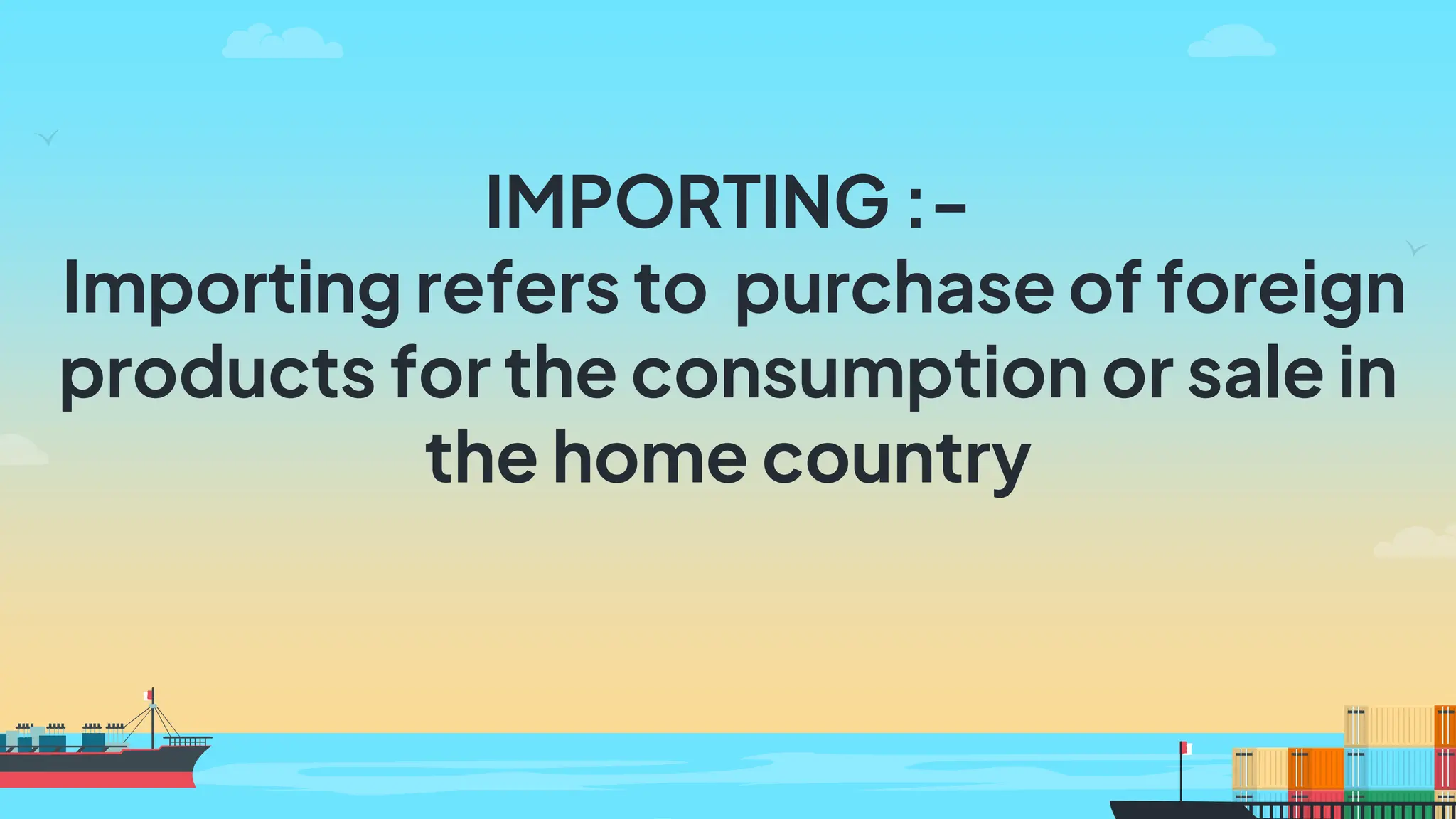 presentation on import procedure. Power point presentation point | PPTX