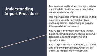 Import Procedure_ A Step-by-Step Guide.pptx