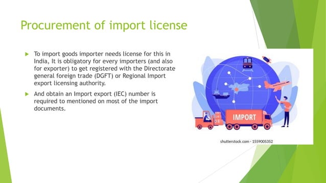 Import Procedure Project by Kanishma Seenisubramanian | PPT