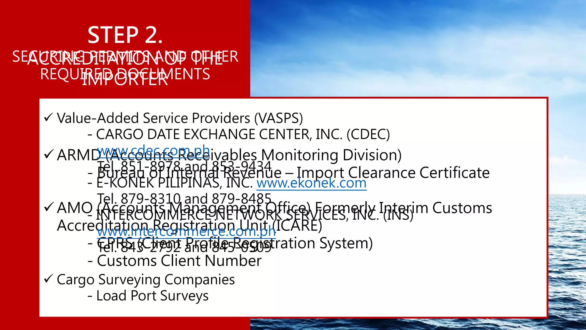 Import Procedures and Documentations in the Philippines | PPTX