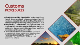 Import Procedures and Documentations in the Philippines | PPTX