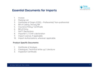 Import Procedures and Documentation -Mr.Chetan Deshmukh..pdf