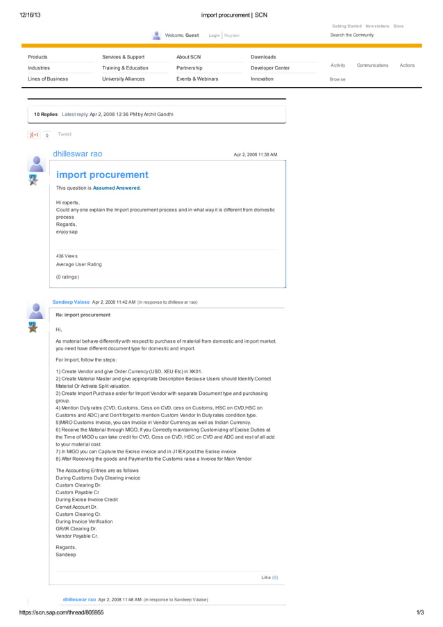 Import procurement process | PDF | Logistics | Business