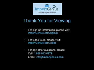 Import Genius Presentation | PPT