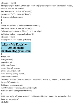 import school.; import school.courses.;public class Main { p.pdf