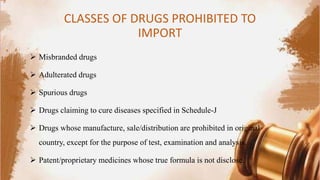 IMPORTS OF DRUGS .pptx
