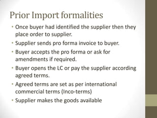 Imports of pakistan Procurement n Sourcing | PPTX