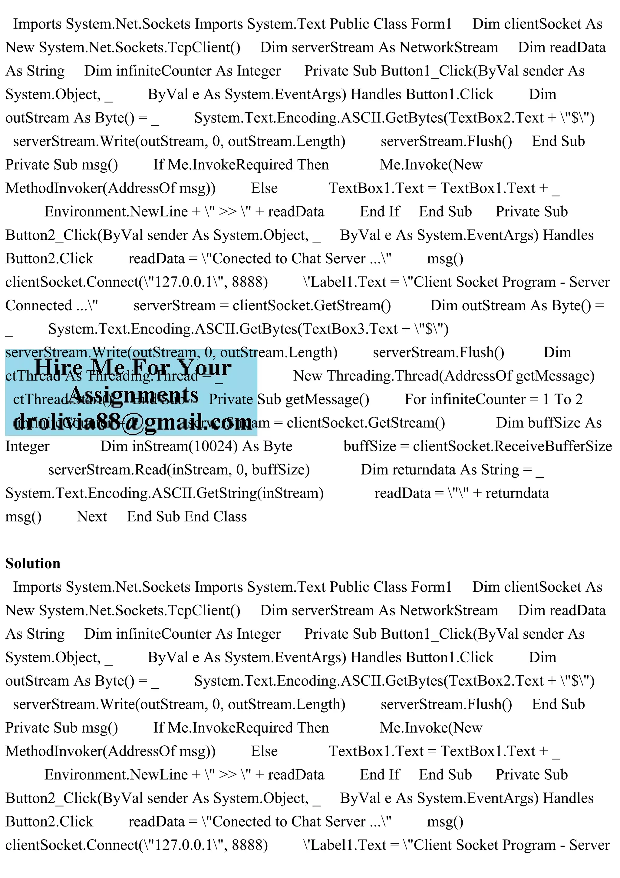 Imports System.Net.Sockets Imports System.Text Public Class Form1 .pdf