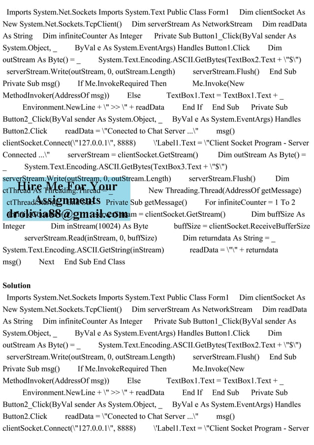 Imports System.Net.Sockets Imports System.Text Public Class Form1 .pdf