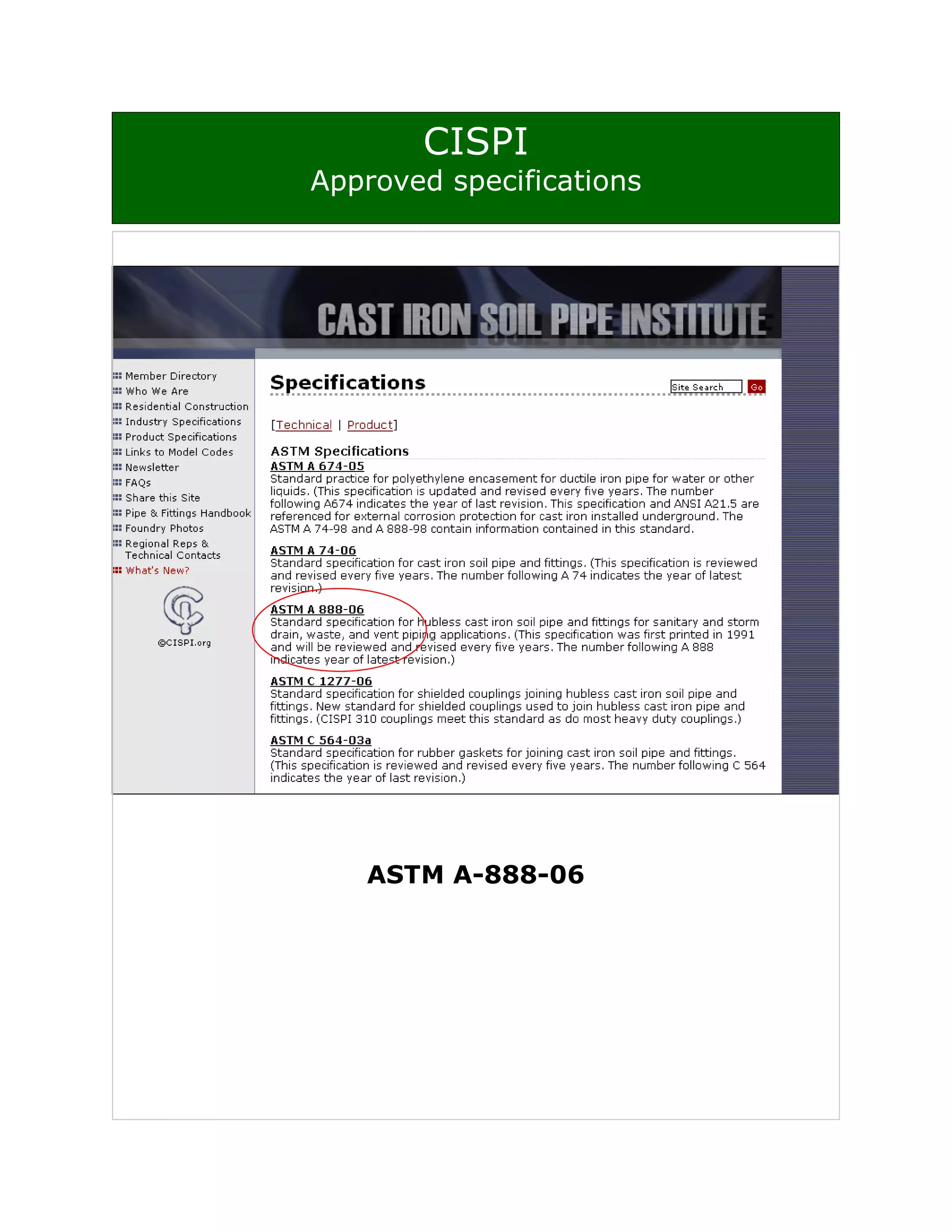 Import Vs Domestic Cast Iron Pipe & Fitting | PDF