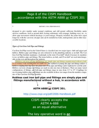 Import Vs Domestic Cast Iron Pipe & Fitting | PDF