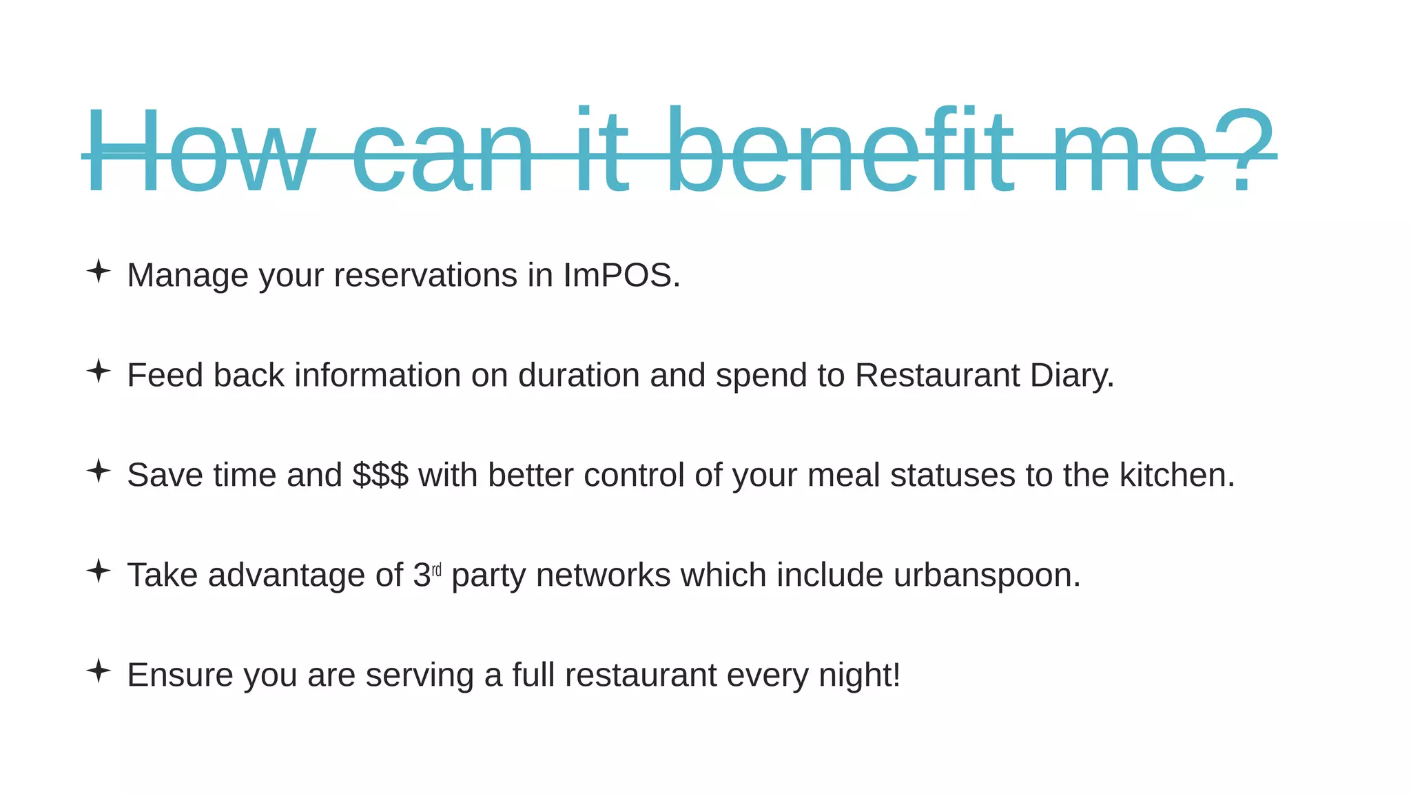 ImPOS - Restaurant Diary | PPT