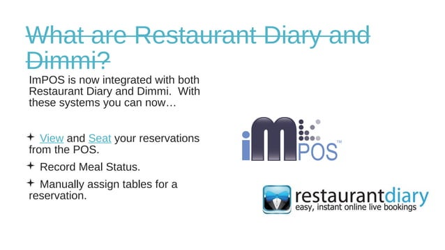 ImPOS - Restaurant Diary | PPT