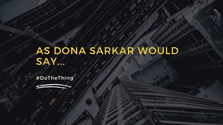 Imposter Syndrome - Inspired by Dona Sarkar | PDF