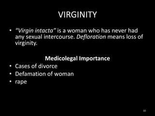 Impotancy and virginity pregnency | PPT
