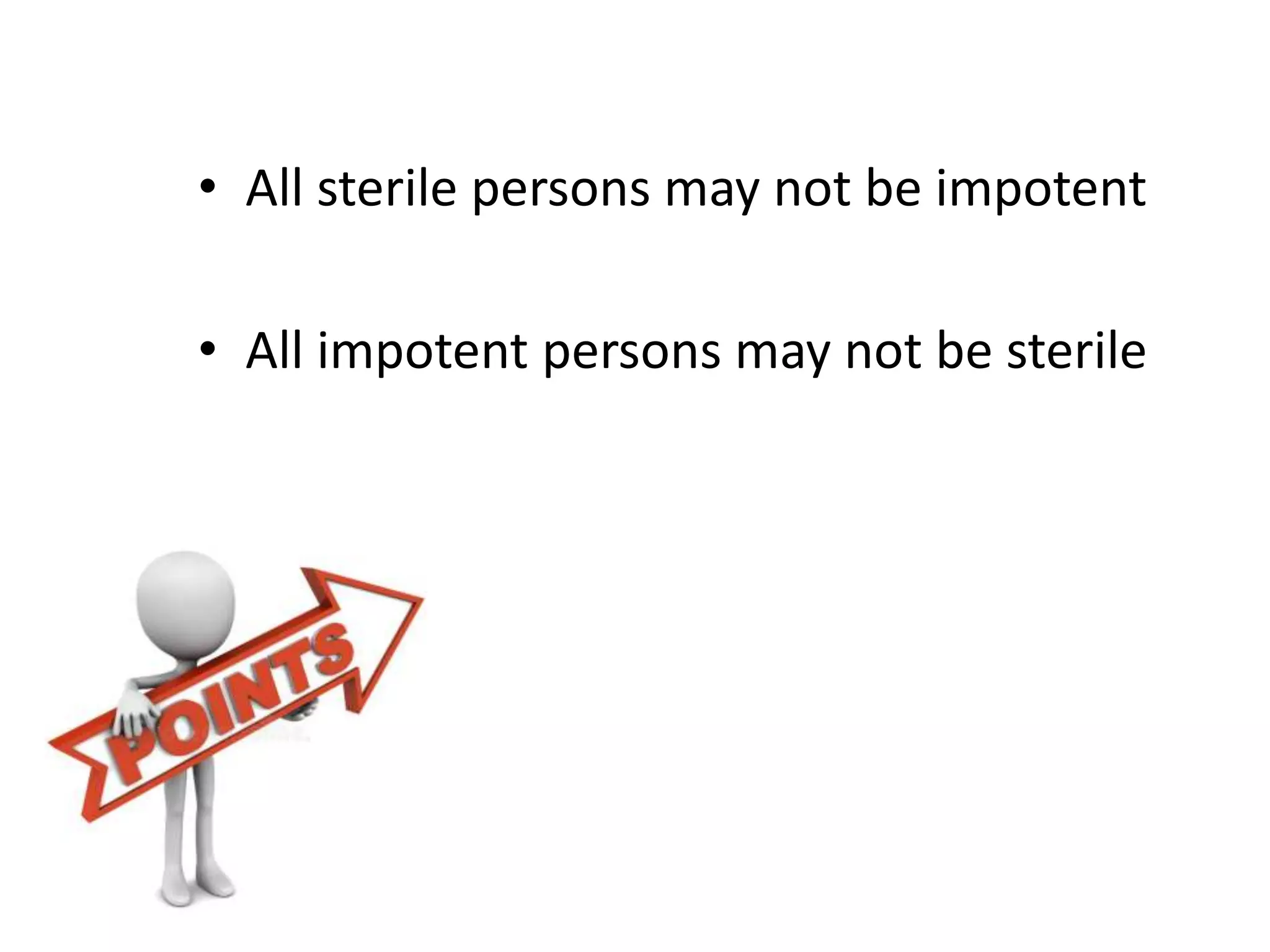 Impotence and sterility | PPTX