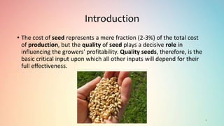 Importance of quality seed production to achieve SDG in Bangladesh. | PPTX | Agriculture ...