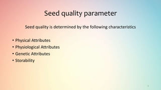 Importance of quality seed production to achieve SDG in Bangladesh ...
