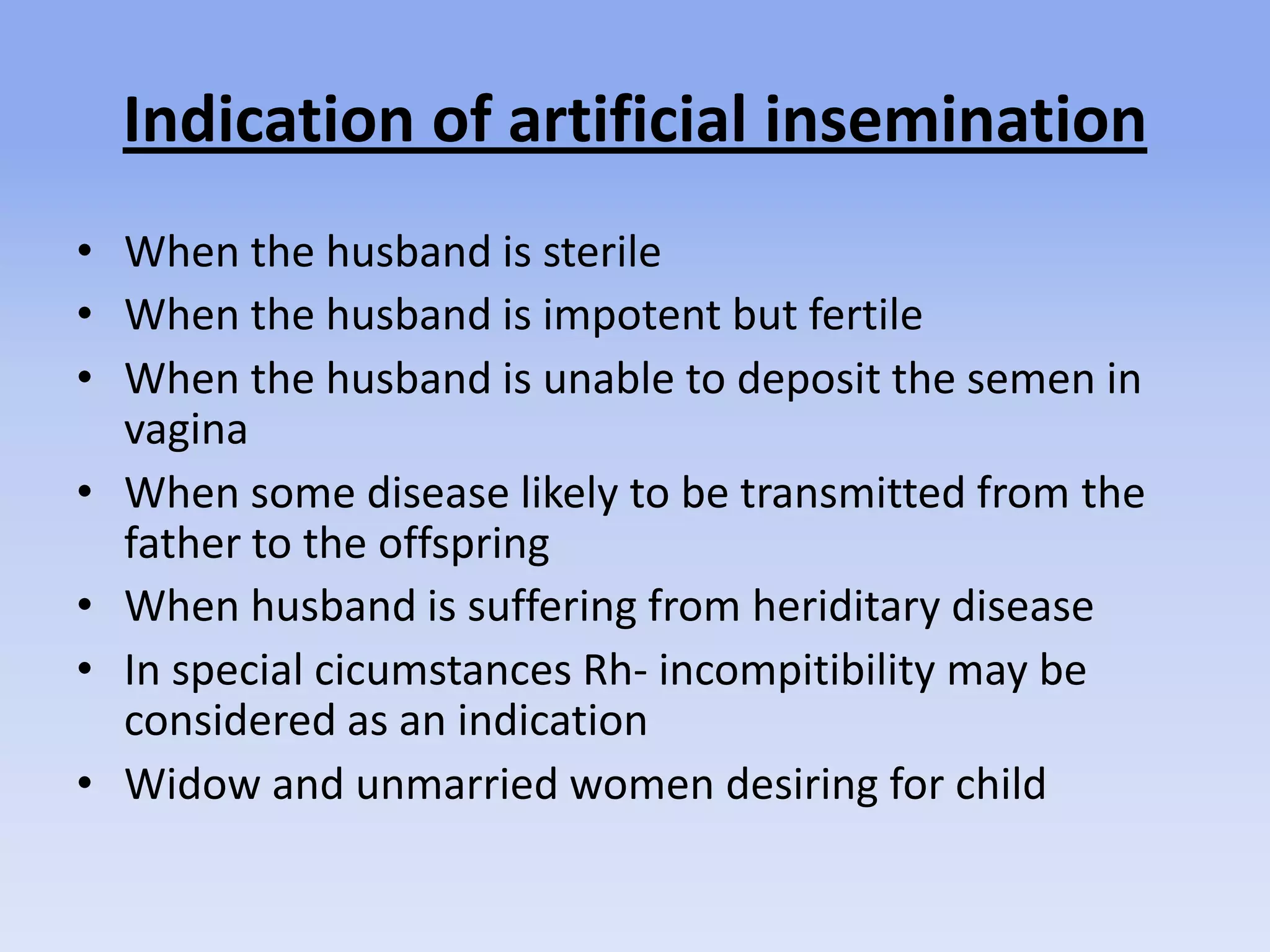Impotence, sterility, artificial insemination | PDF