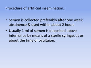 Impotence, sterility, artificial insemination | PDF
