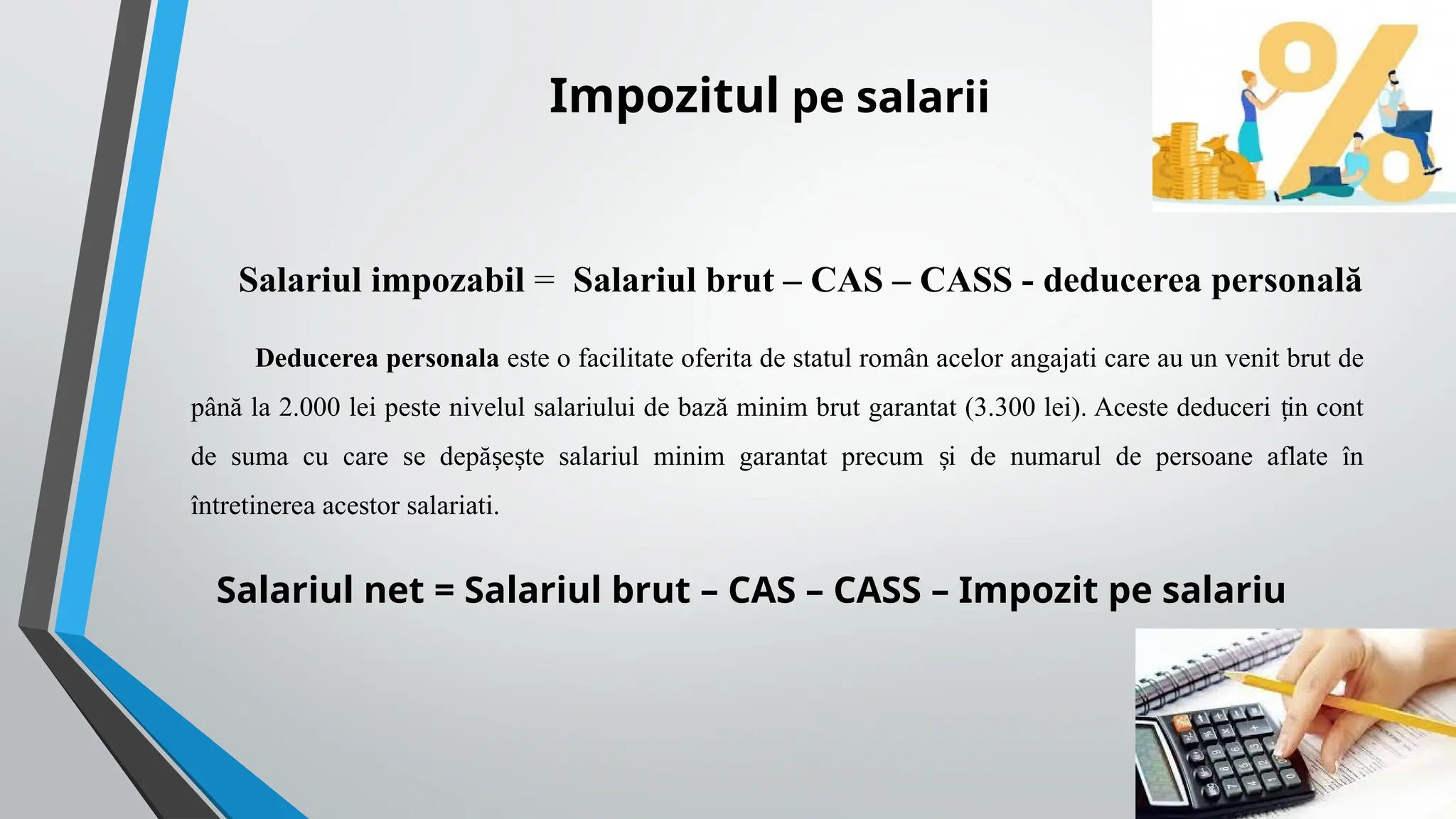 Impozitul pe salarii | PPT