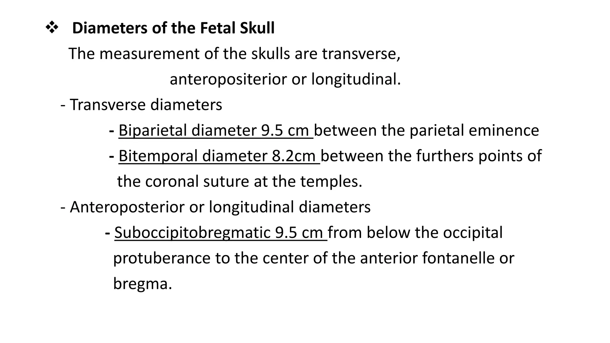 The fetal skull | PPTX