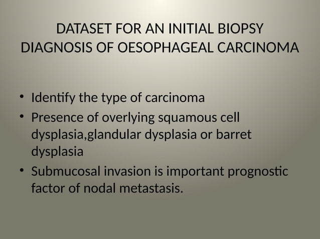 IMP POINTS IN REPORTING ESOPHAGEAL CANCER.pptx