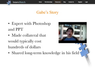 InternInMichigan.com / InternMatch.com Collaborative Webinar | PPT