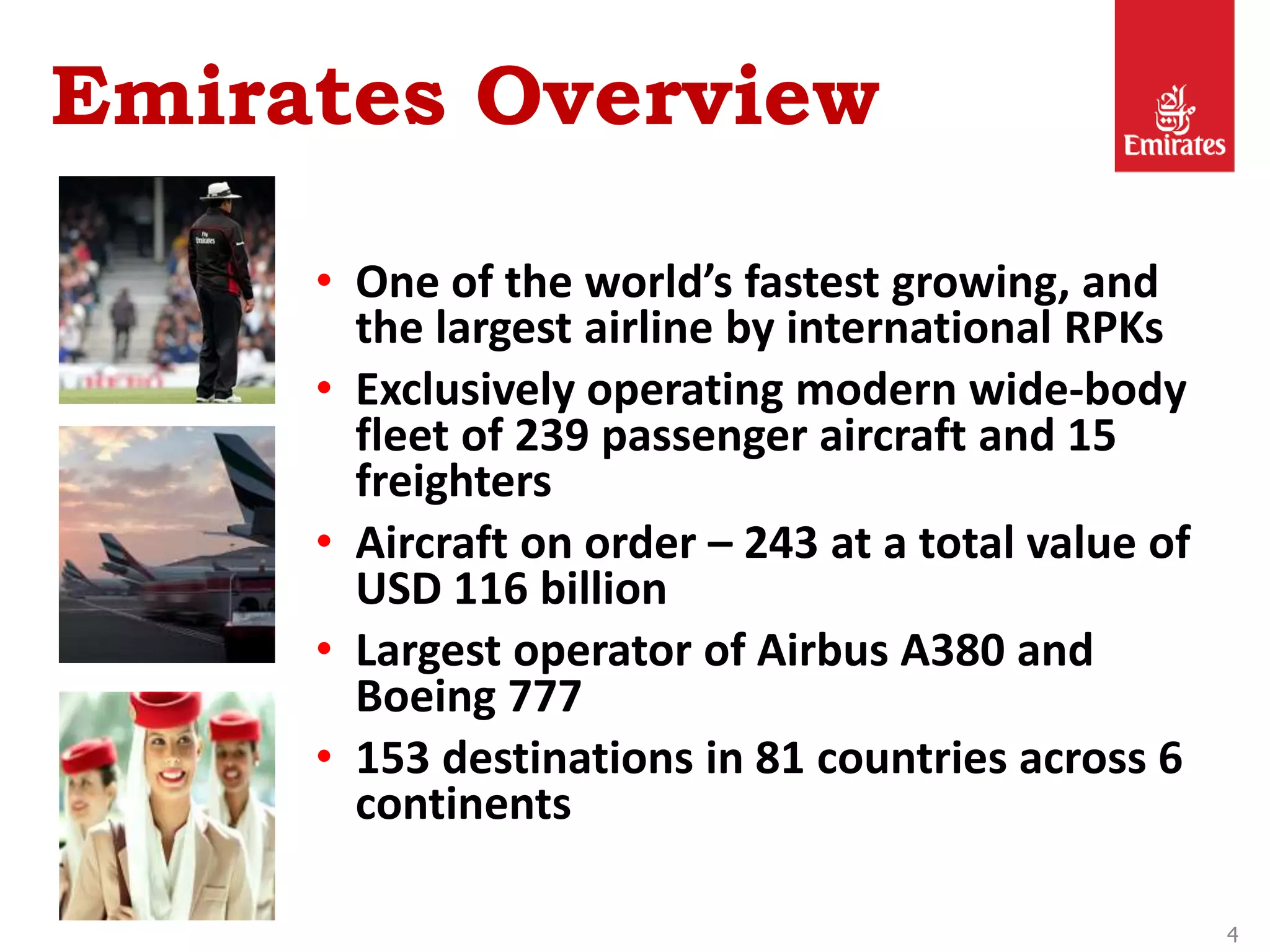 International marketing: Emirates Airlines case study | PPTX