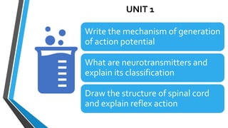 Important questions of Human anatomy and physiology 2 | PPTX