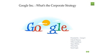 Google Corporate Strategy | PPTX