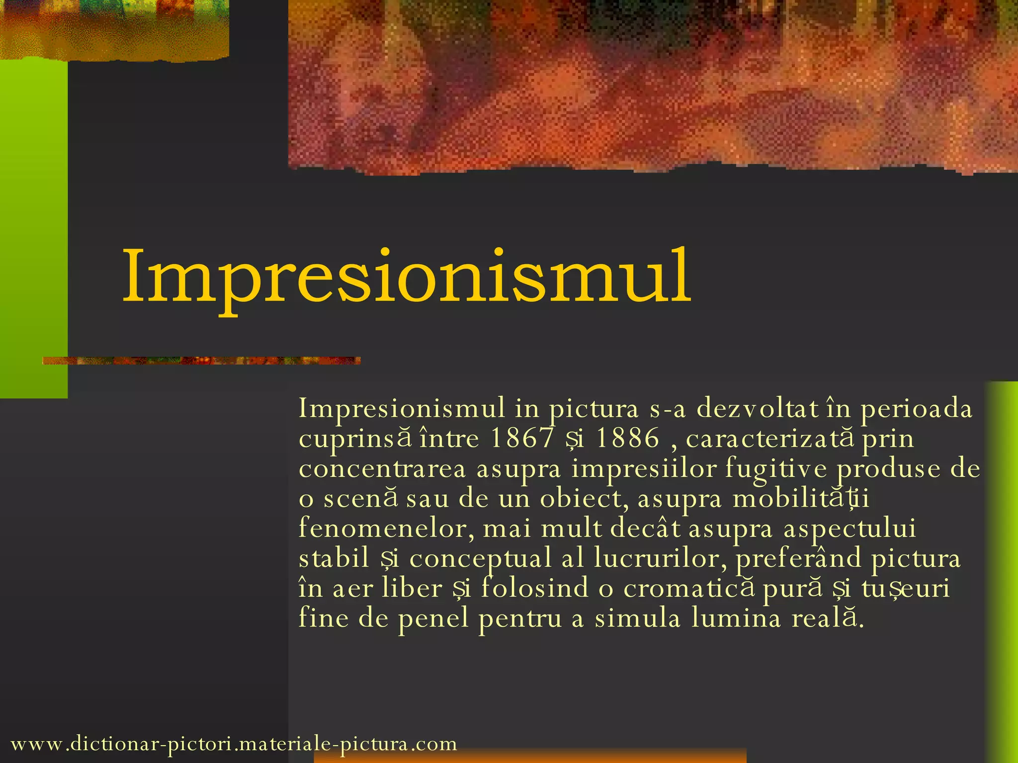 Impresionismul in pictura | PPT