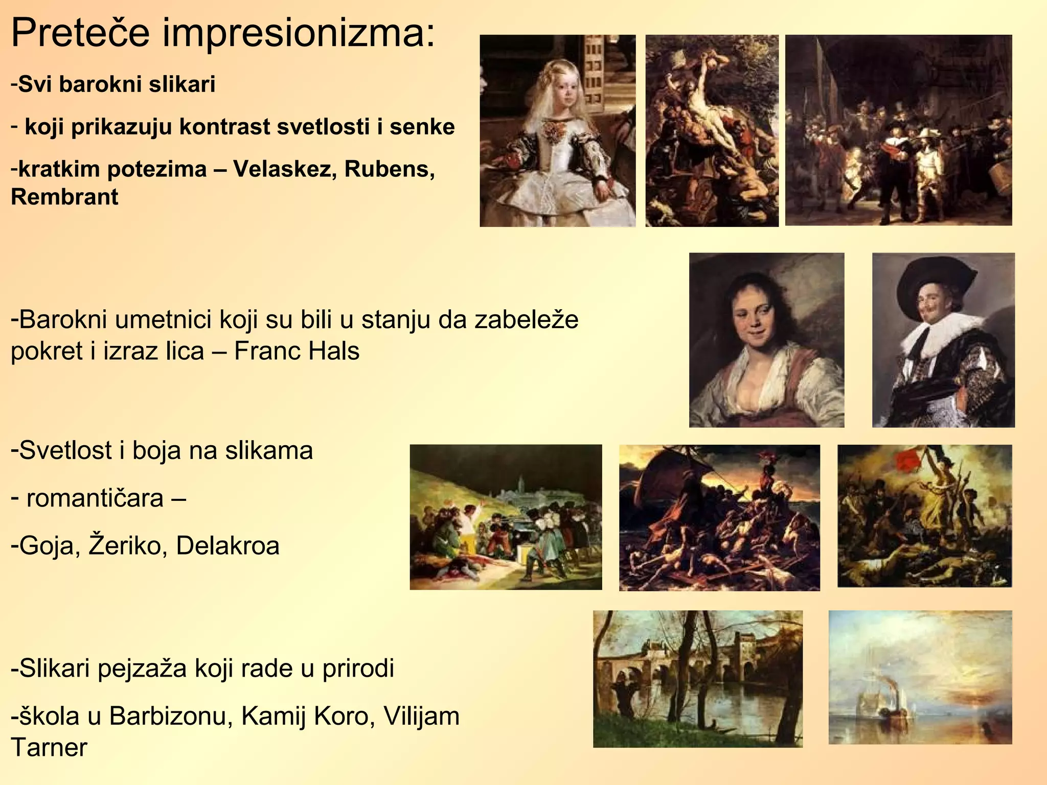 Impresionizam 1 cas | PPT