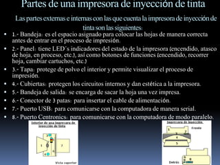 Impresora de inyección de tinta | PPTX