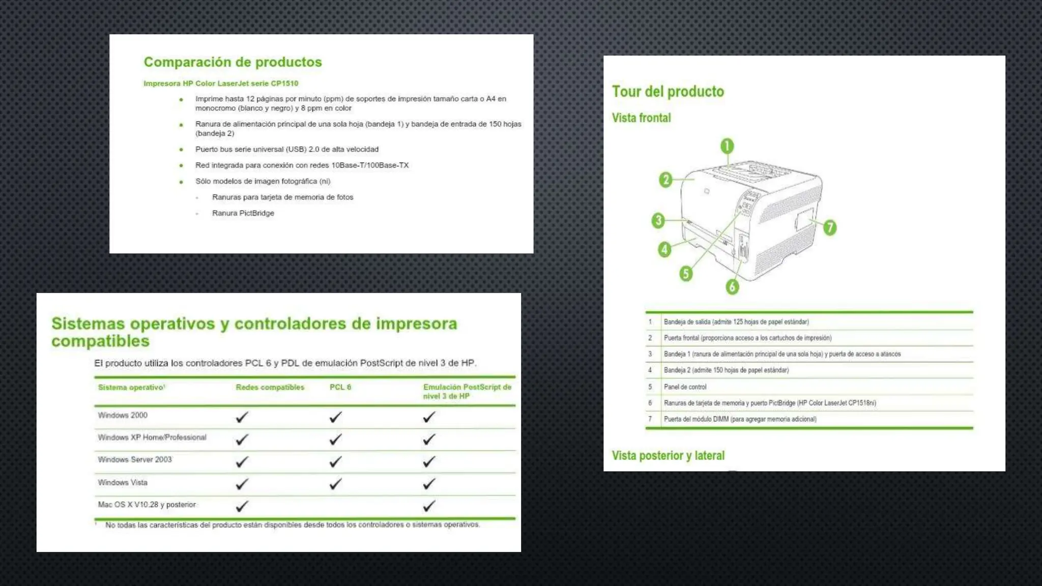 impresora HP color laserjet cp1510 las caracteristicas y funcionespptx ...