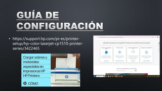 impresora HP color laserjet cp1510 las caracteristicas y funcionespptx ...