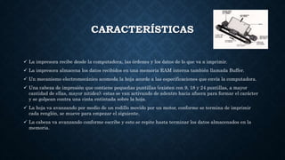 Impresora matriz de punto | PPTX | Desktop Publishing | Computer ...