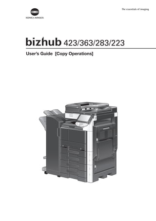 Impresora minolta 363 | PDF