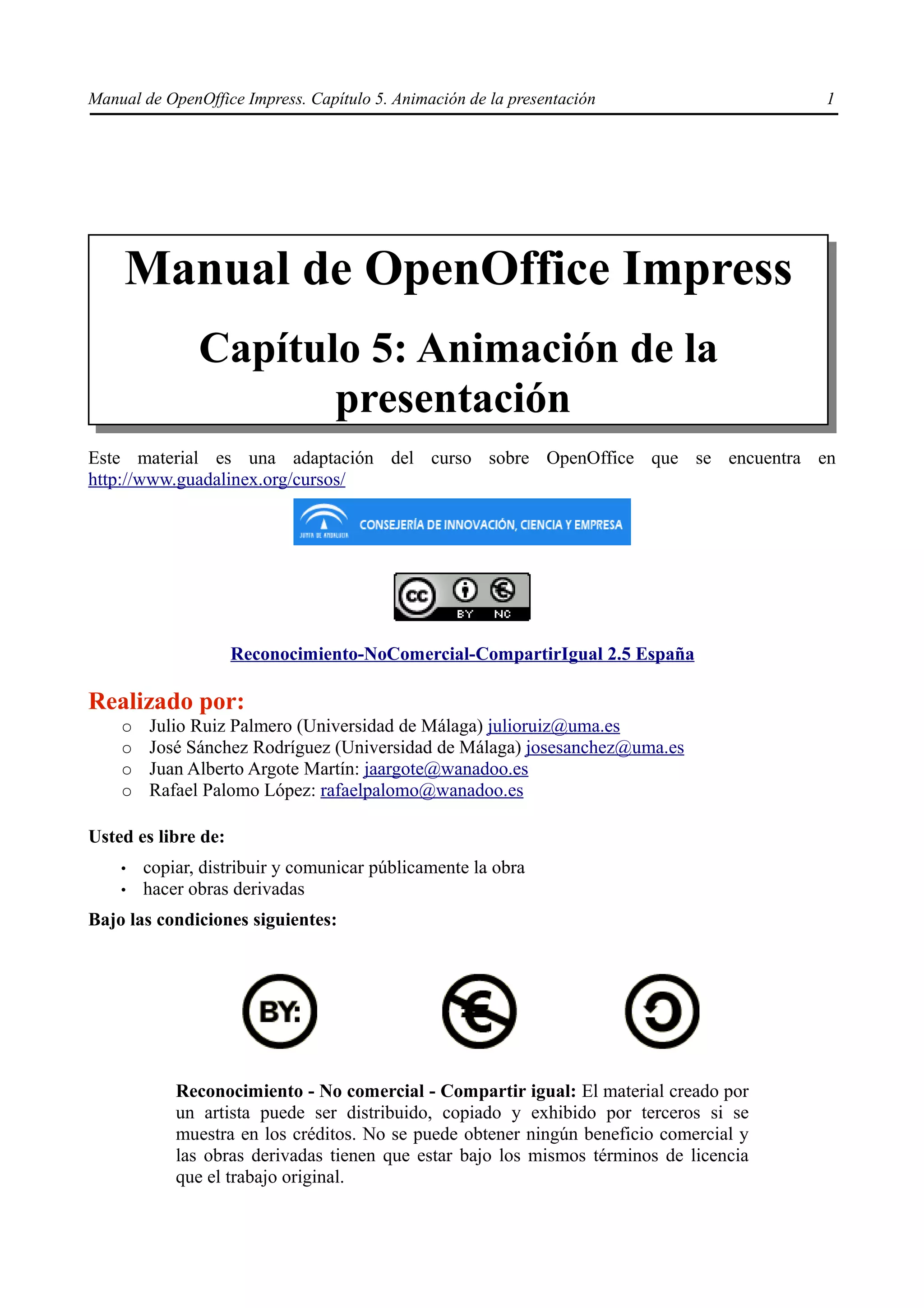 Tutorial Impress 5 | PDF
